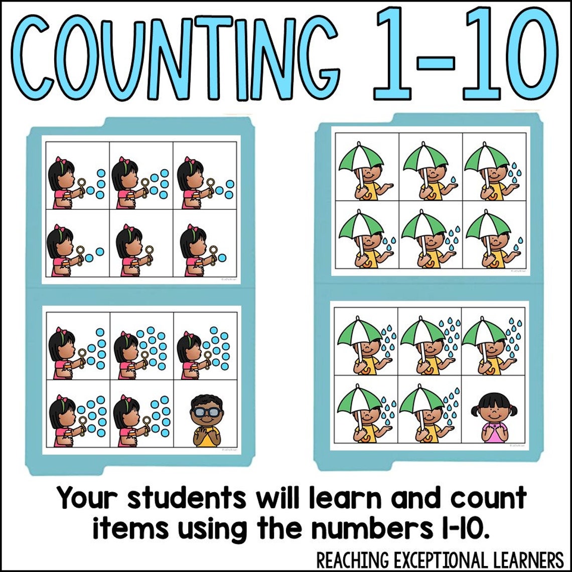 Counting to 20 File Folder BUNDLE - Etsy