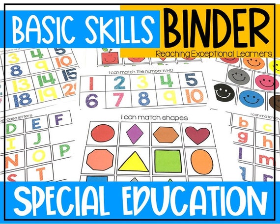 Basic Skills Binder - Etsy