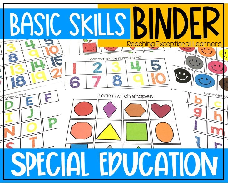 Basic Skills Binder (Download Now) - Etsy