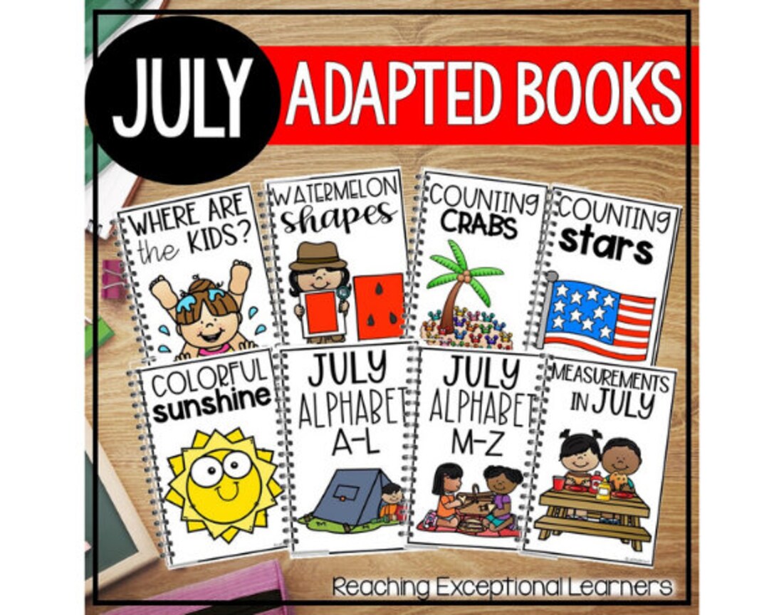 July Adapted Books Bundle - Etsy