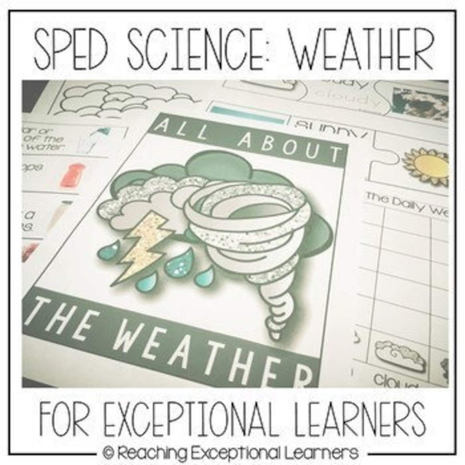 Weather Unit for Special Education - Etsy