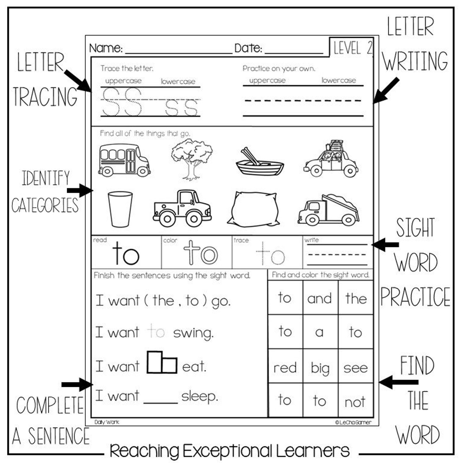 Reading Daily Work For Special Education Etsy reading-daily-work-for-special-education-etsy