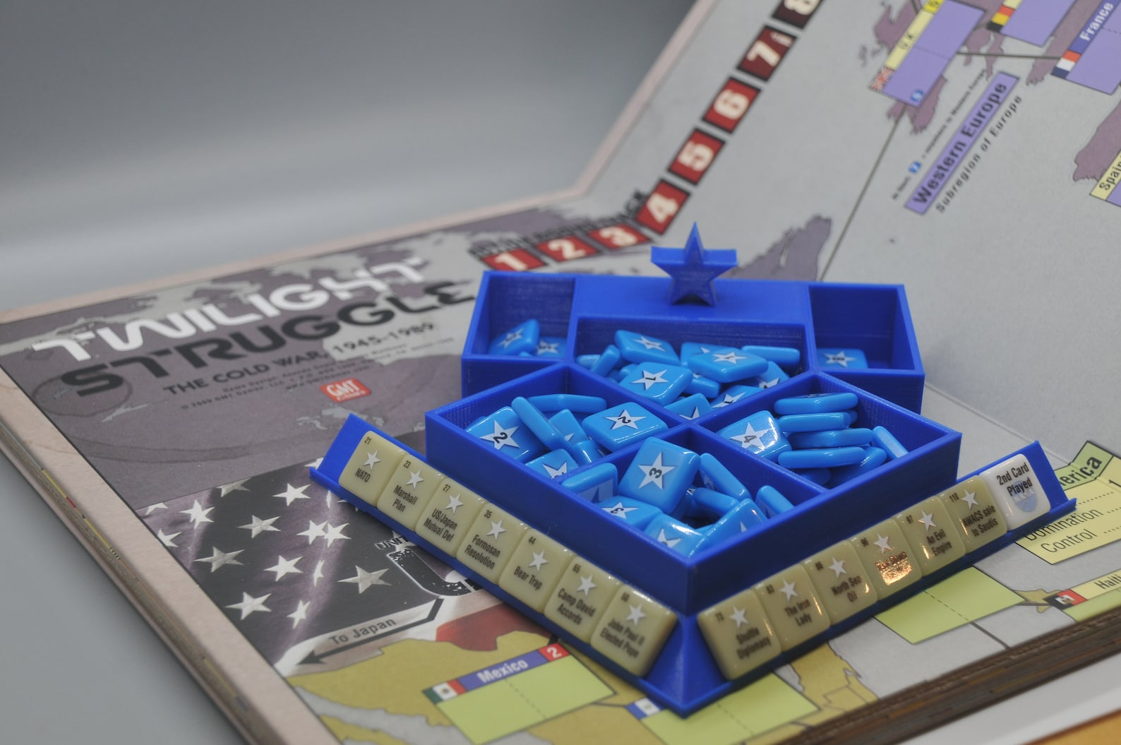 Twilight Struggle Board Game Player Trays | Etsy