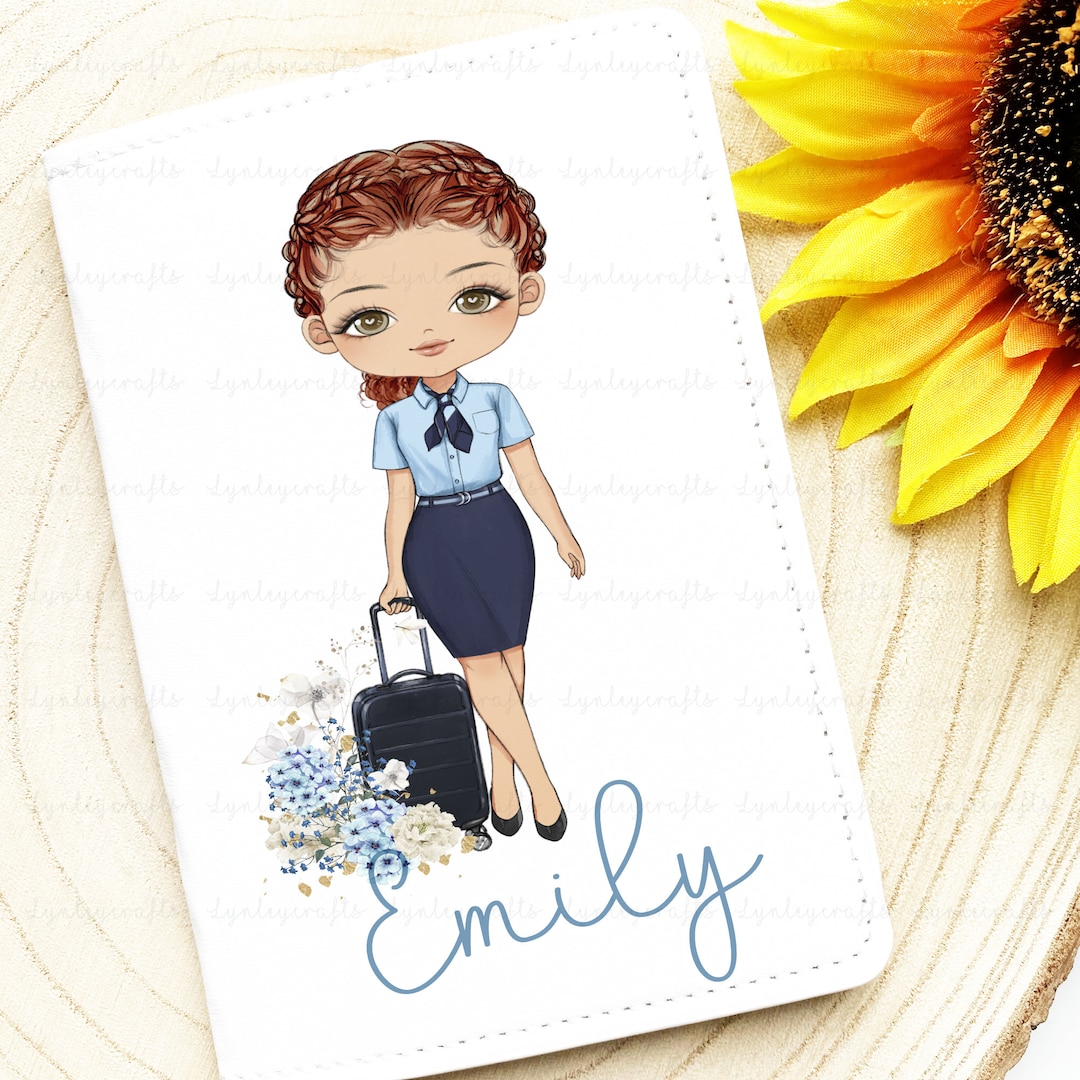 Personalised Tui Cabin Crew Passport Cover, TUI Flight Attendant, Cabin ...