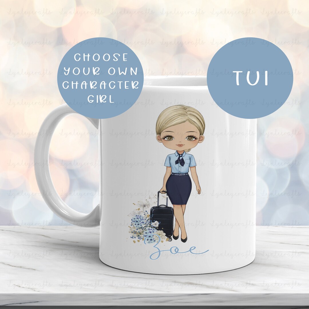 Tui Airlines Cabin Crew Mug Personalised Flight Attendant Air - Etsy