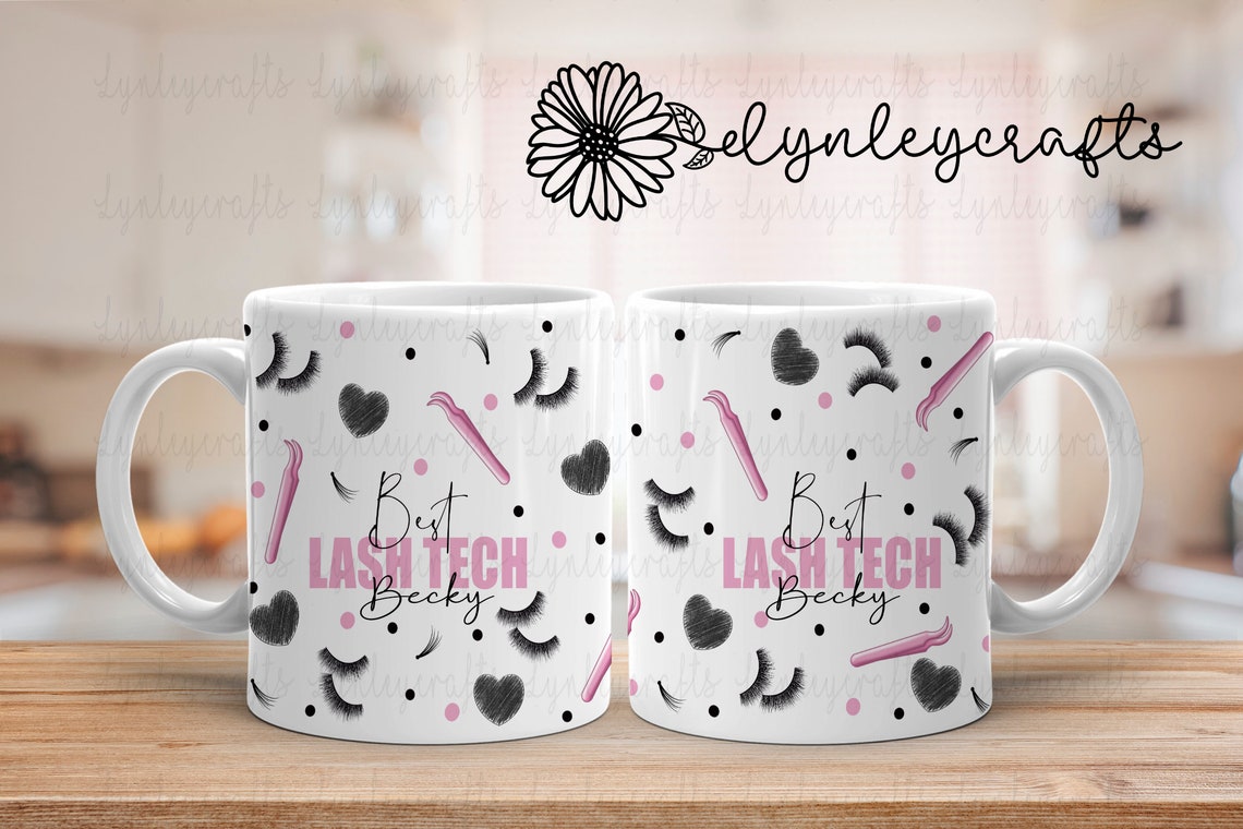 Personalised Lash Tech Mug, Lash Tech Gifts, Beautician Gift for Her ...