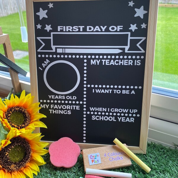 Chalkboard School - Etsy