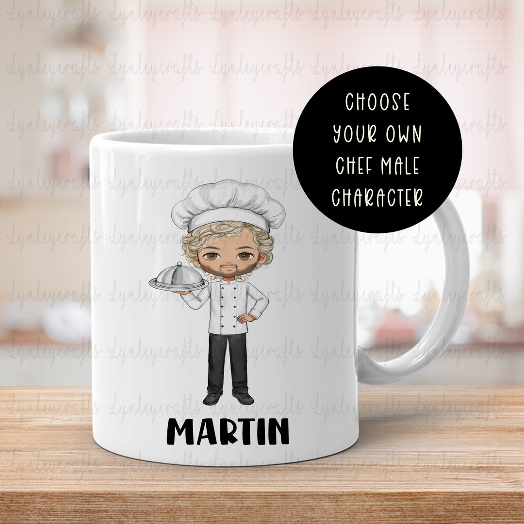 Personalised Chef Mug, Chef Gifts for Him, Birthday Gift for Him ...