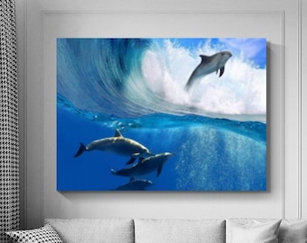Sea Life Canvas Art | Etsy