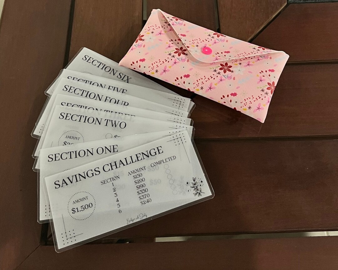 Saving Challenge Pouch| Handmade Pouch| Back to Bank| Cash Withdrawal ...