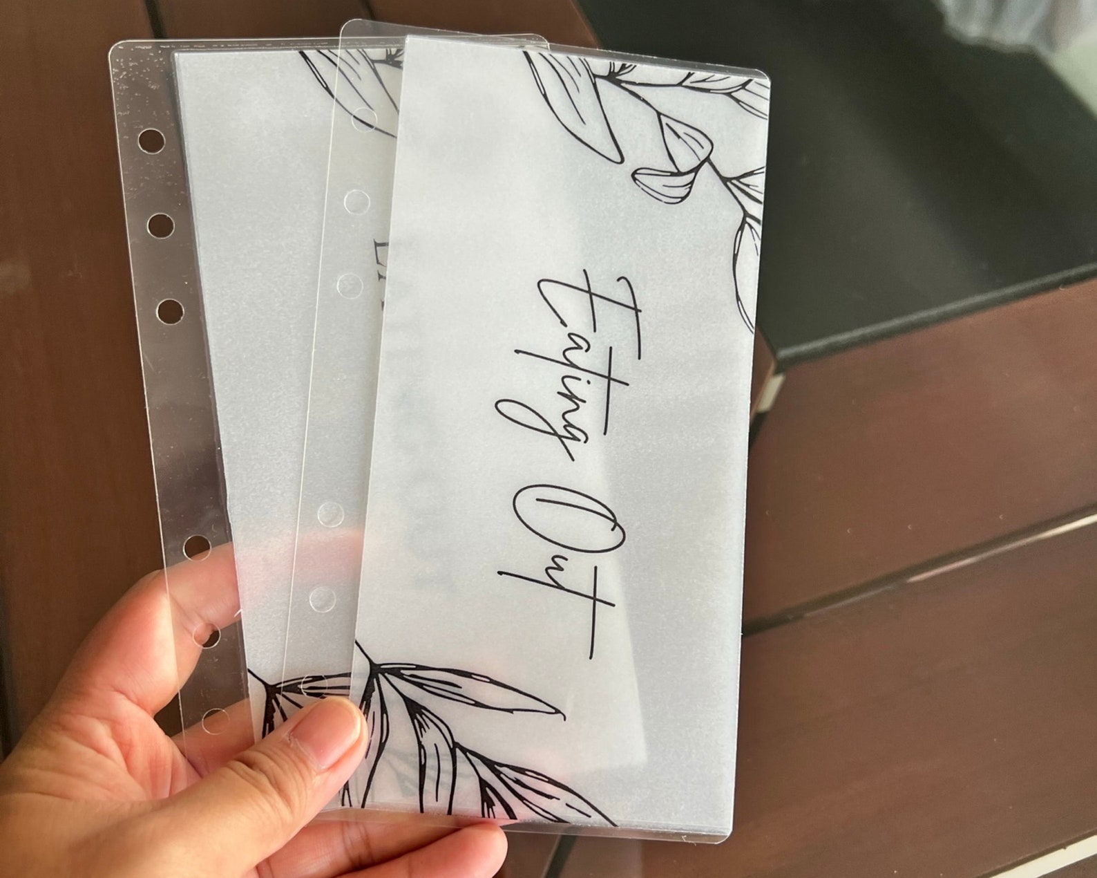 CUSTOM | A6 | Vellum Cash Envelopes | Budget Envelopes | Money Envelope ...