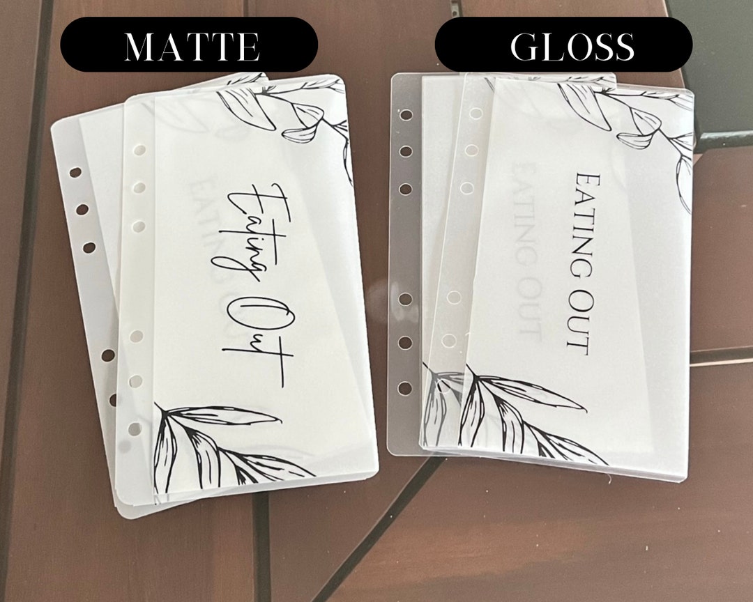 CUSTOM | A6 | Vellum Cash Envelopes | Budget Envelopes | Money Envelope ...