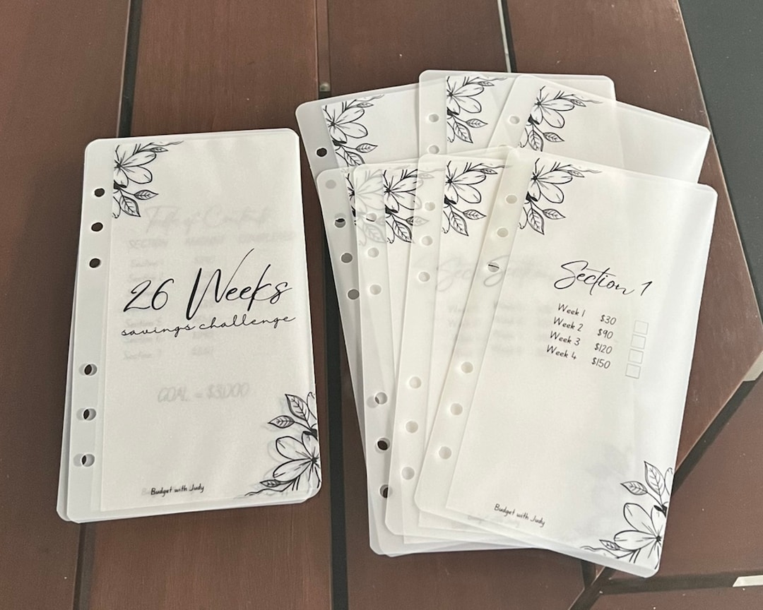 26 Weeks Savings Challenge | 3K, 5K Savings Challenge | Vellum Cash ...