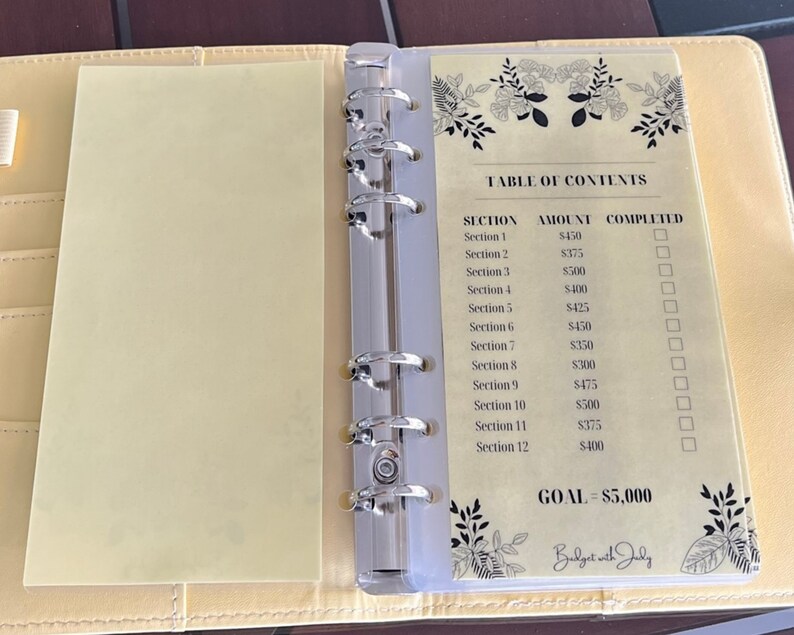 5K Savings Challenge Bundle Laminated Cash Envelopes Budget - Etsy