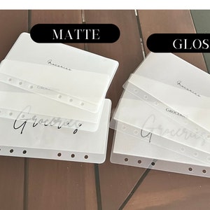 CUSTOM | A6 | Vellum Cash Envelopes | Budget Envelopes | Money Envelope ...