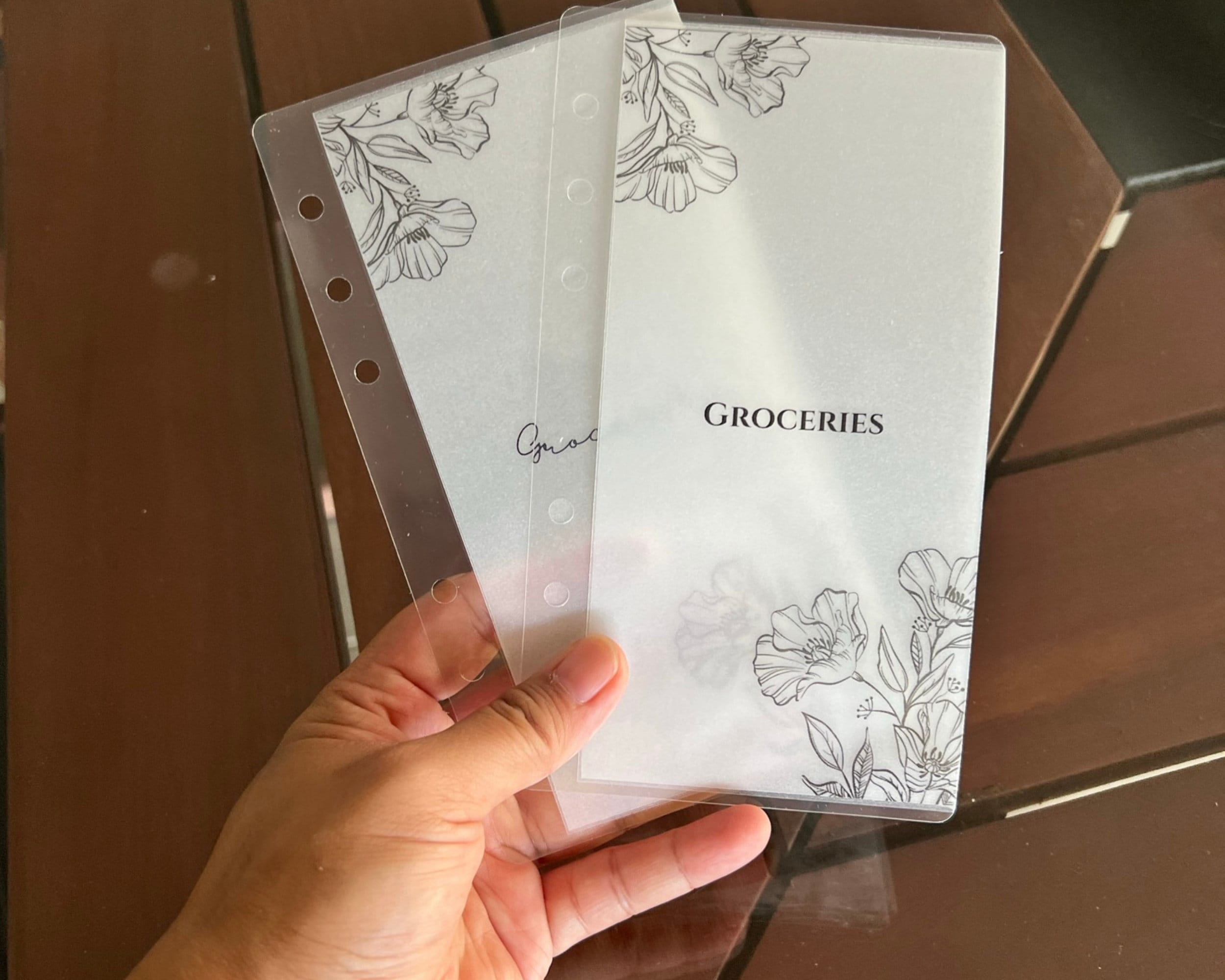CUSTOM | A6 | Vellum Cash Envelopes | Budget Envelopes | Money Envelope ...
