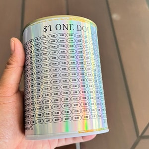 Kids Savings Challenge Money Tin Can| Coins Savings Challenge| Loose ...