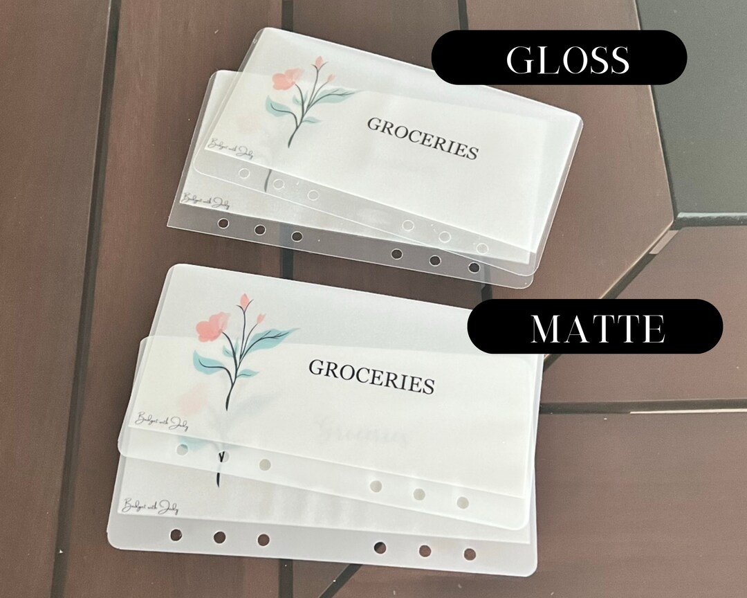 CUSTOM | A6 | Vellum Cash Envelopes | Budget Envelopes | Money Envelope ...