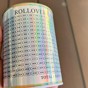 Kids Savings Challenge Money Tin Can| Coins Savings Challenge| Loose ...