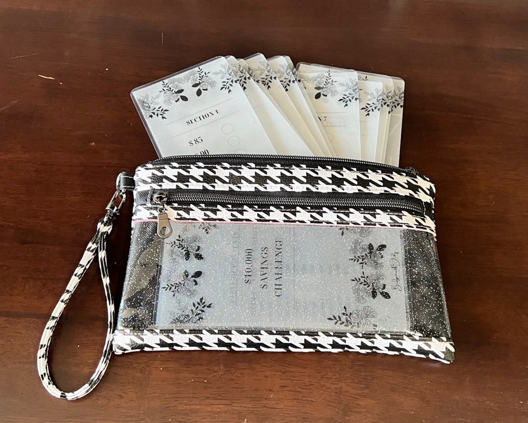 10K Savings Challenge Pouch| Vellum Cash Envelopes| Double Zipper Pouch ...