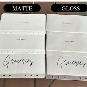 CUSTOM | A6 | Vellum Cash Envelopes | Budget Envelopes | Money Envelope ...