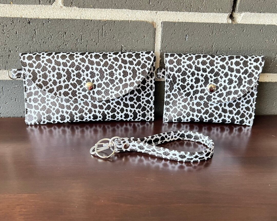 Cow Print | Mini and Me Matching Pouches| Saving Challenge Pouch ...