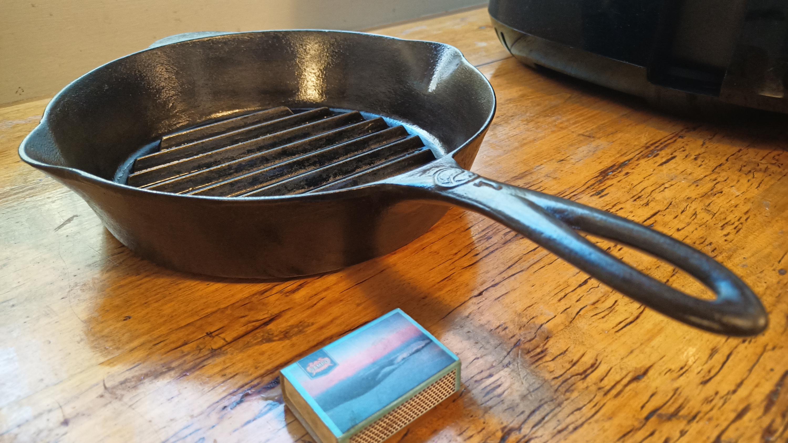 Restored Porin Valu pre-rosenlew cast Iron Grill Pan Made in Finland ...