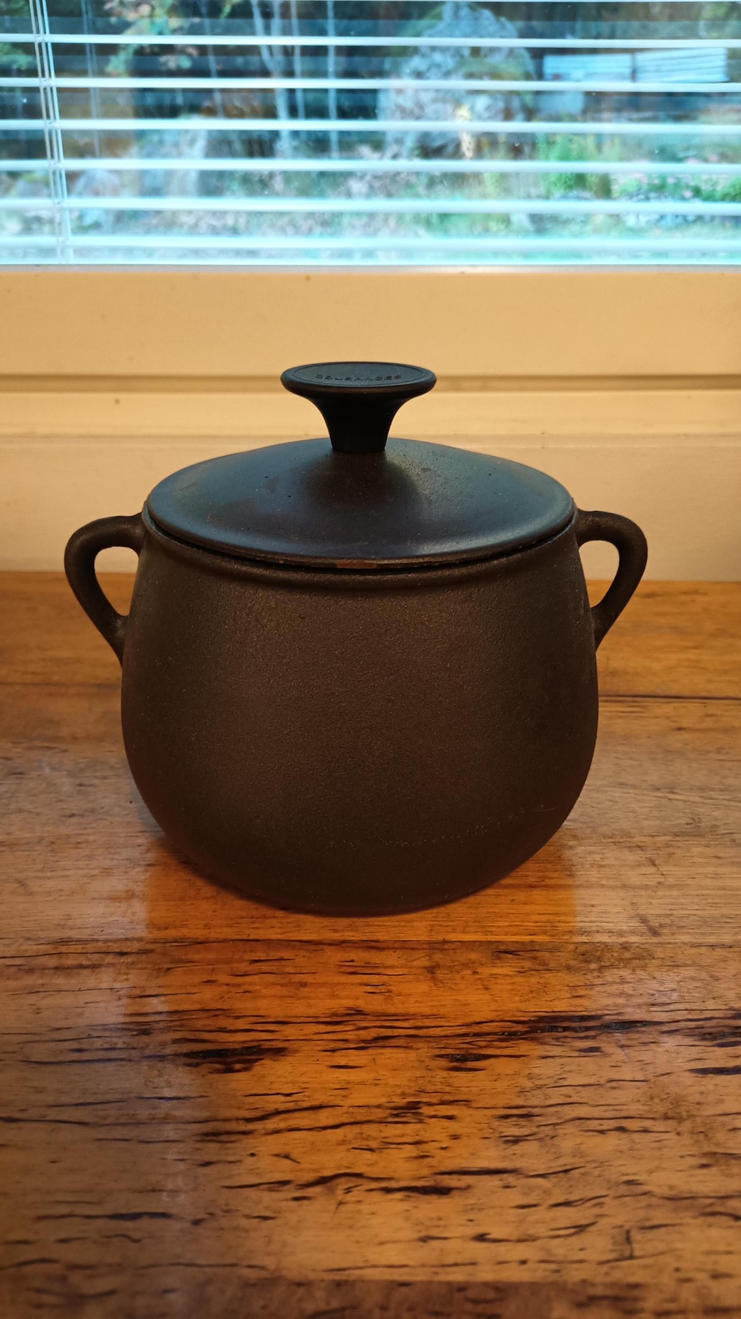 Cousances Enameled Cast Iron Bean Pot 70s 80s Made in France - Etsy