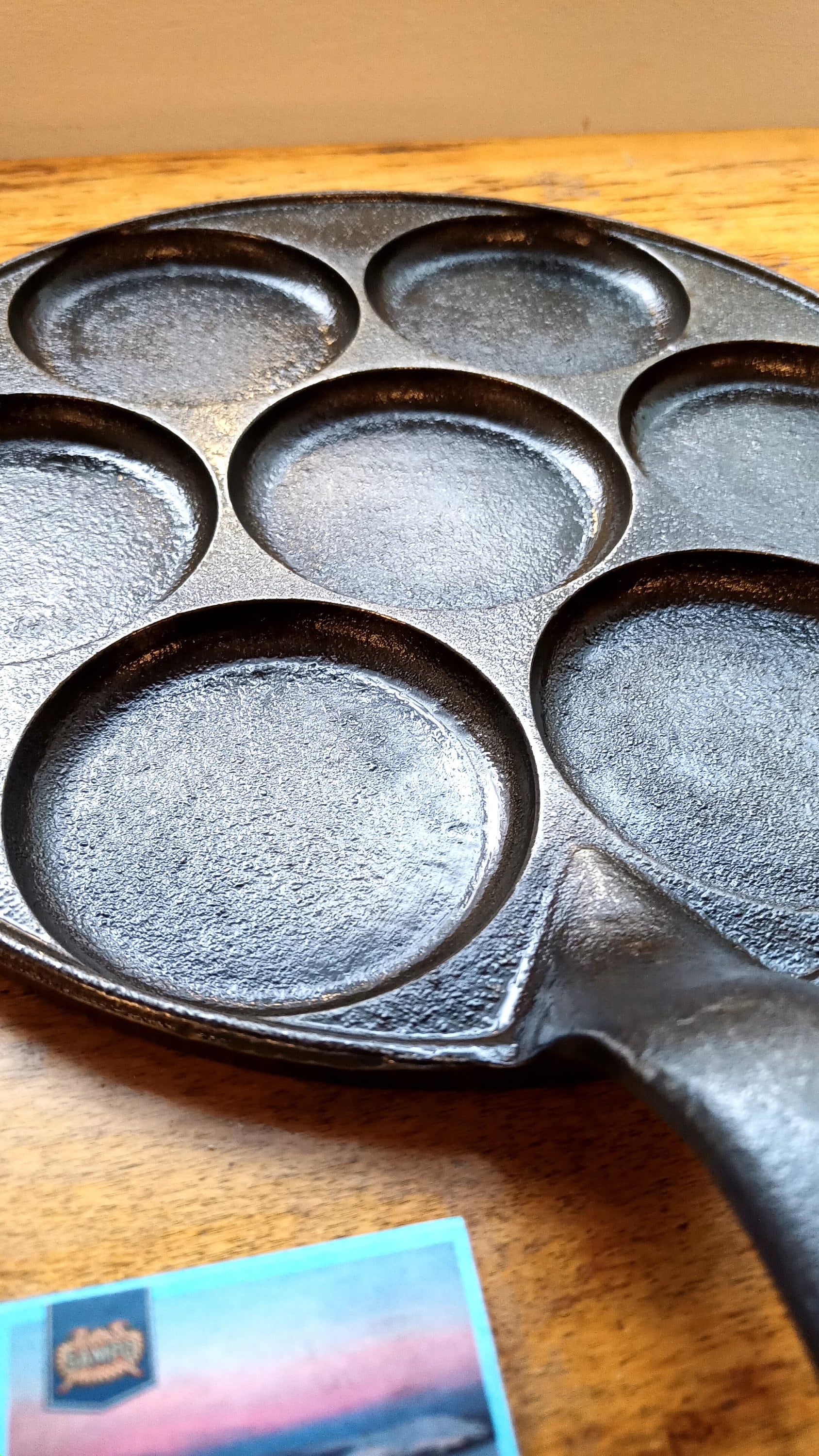 Restored Rosenlew Cast Iron Plett / Swedish Pancake Pan 60s 50s Finland ...