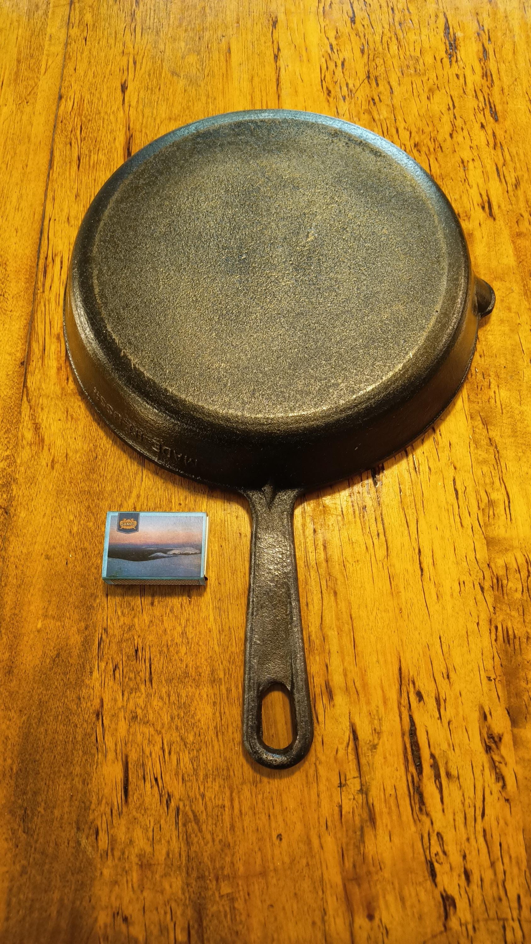 Restored Soviet Union -made Cast Iron Skillet Pan 70s 60s - Etsy