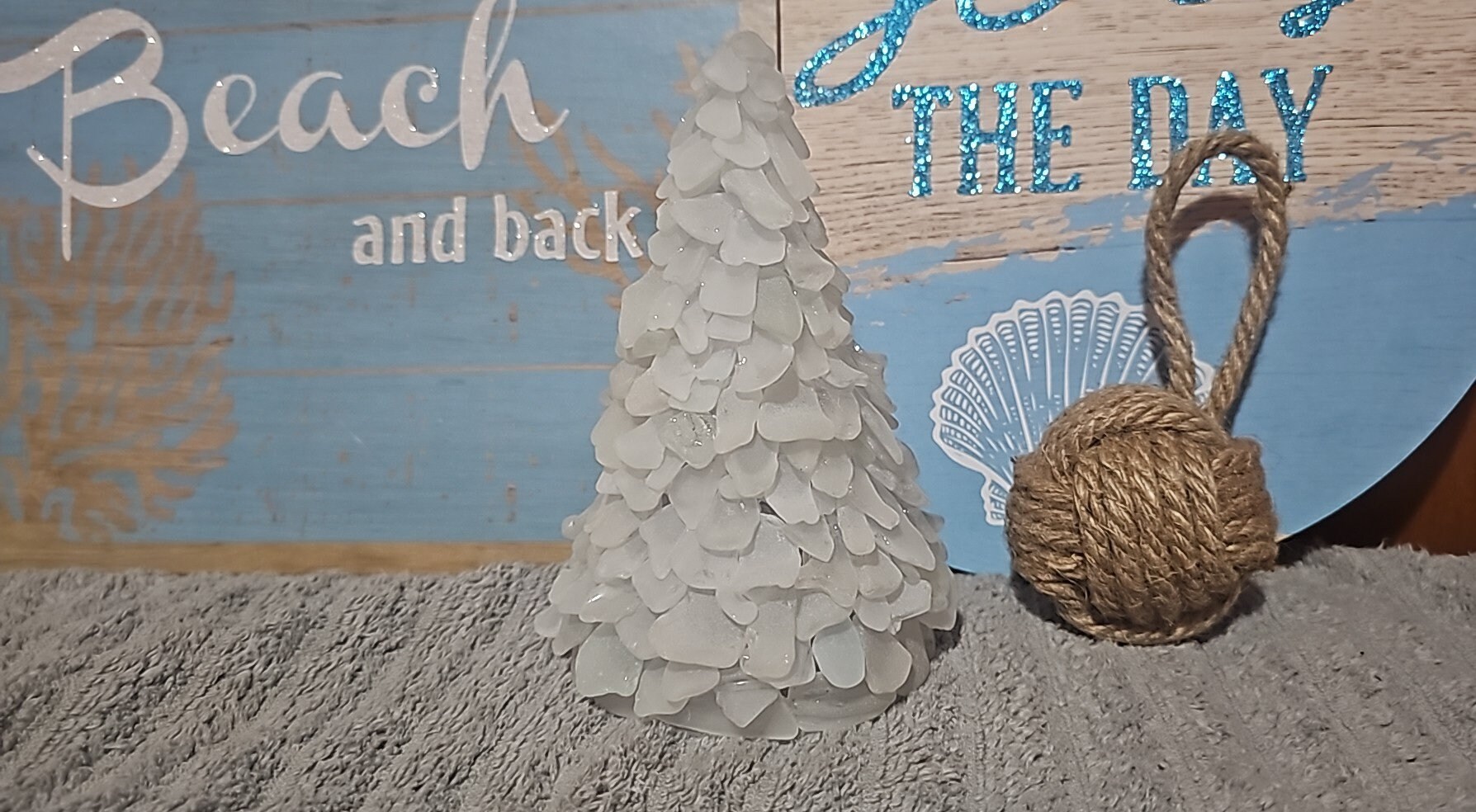 Genuine Caribbean Sea Glass Lighted Tree 5 Inch - Etsy
