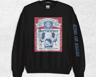90s Budweiser Crewneck Pullover/ Budweiser Crewneck/ Beer 90s Budweiser Crewneck Pullover/ Budweiser Crewneck/ Beer