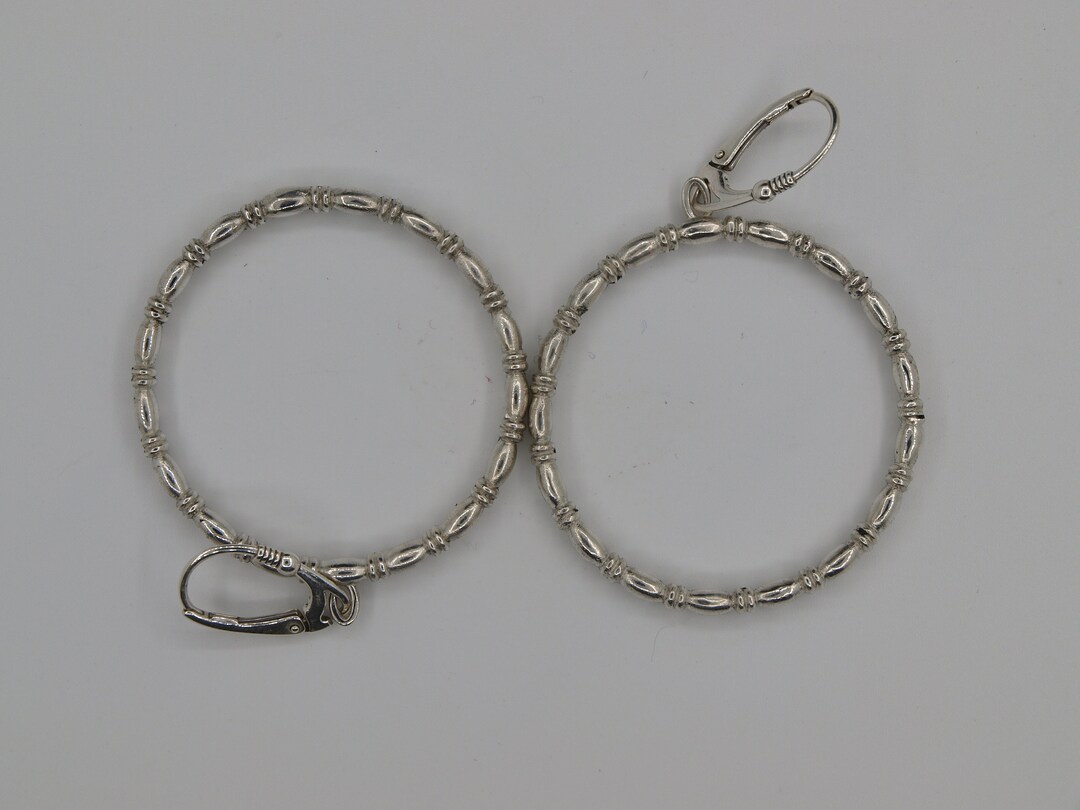 Fancy Hand Made Hoops With Oodles of Sharp Detail. - Etsy