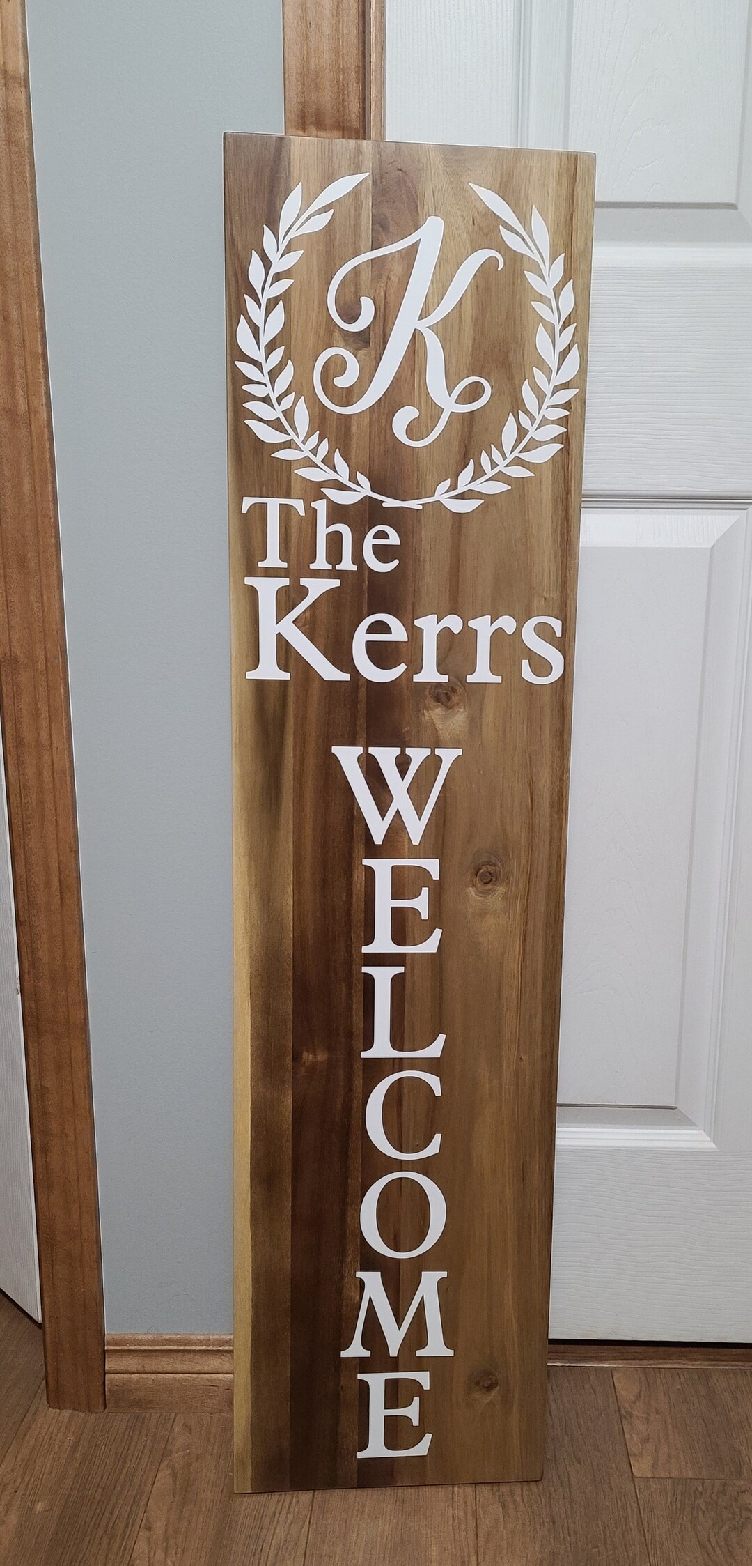 Monogram Porch Sign - Etsy