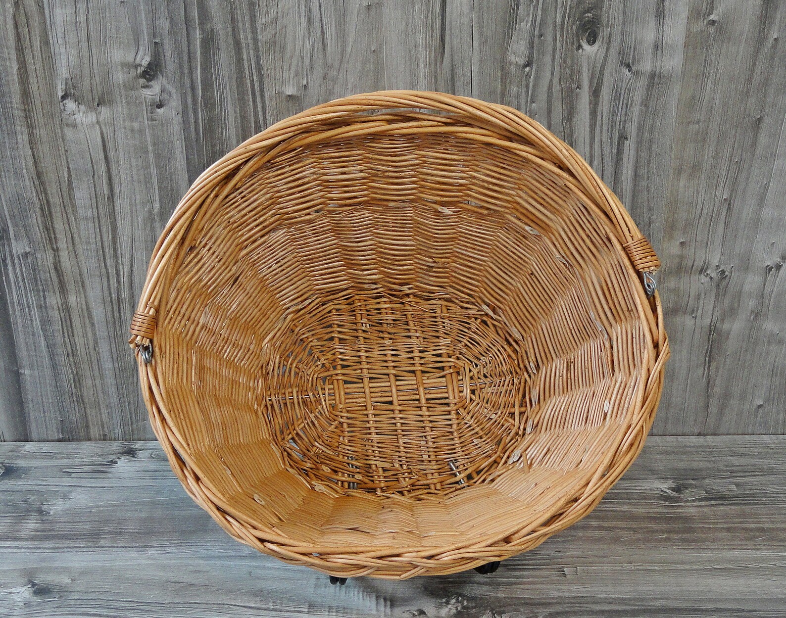 Wicker Bike Basket Hand Made Wicker Basket Front Handlebar - Etsy