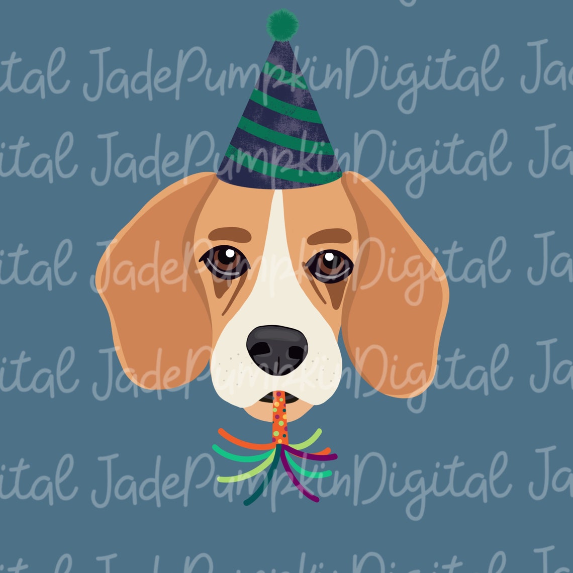 Party Dog Clip Art Birthday Clipart Puppy Clip Art - Etsy