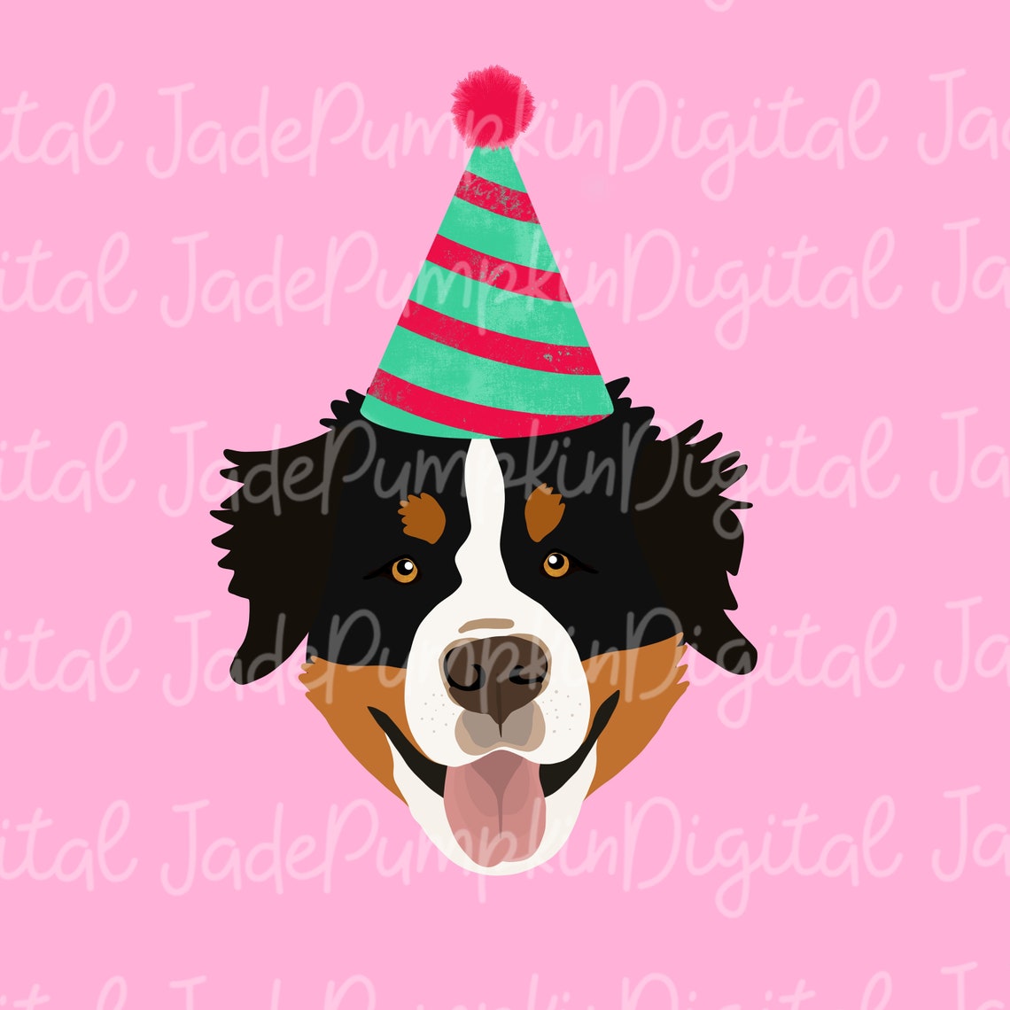 Party Dog Clip Art Birthday Clipart Puppy Clip Art | Etsy