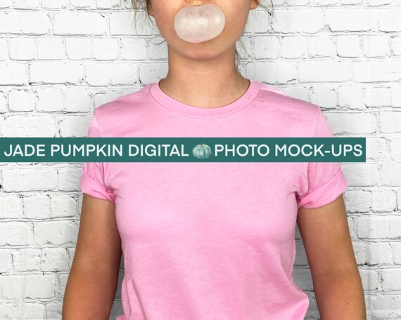 Bella and Canvas Heather Bubble Gum 3001 Bella and Canvas - Etsy