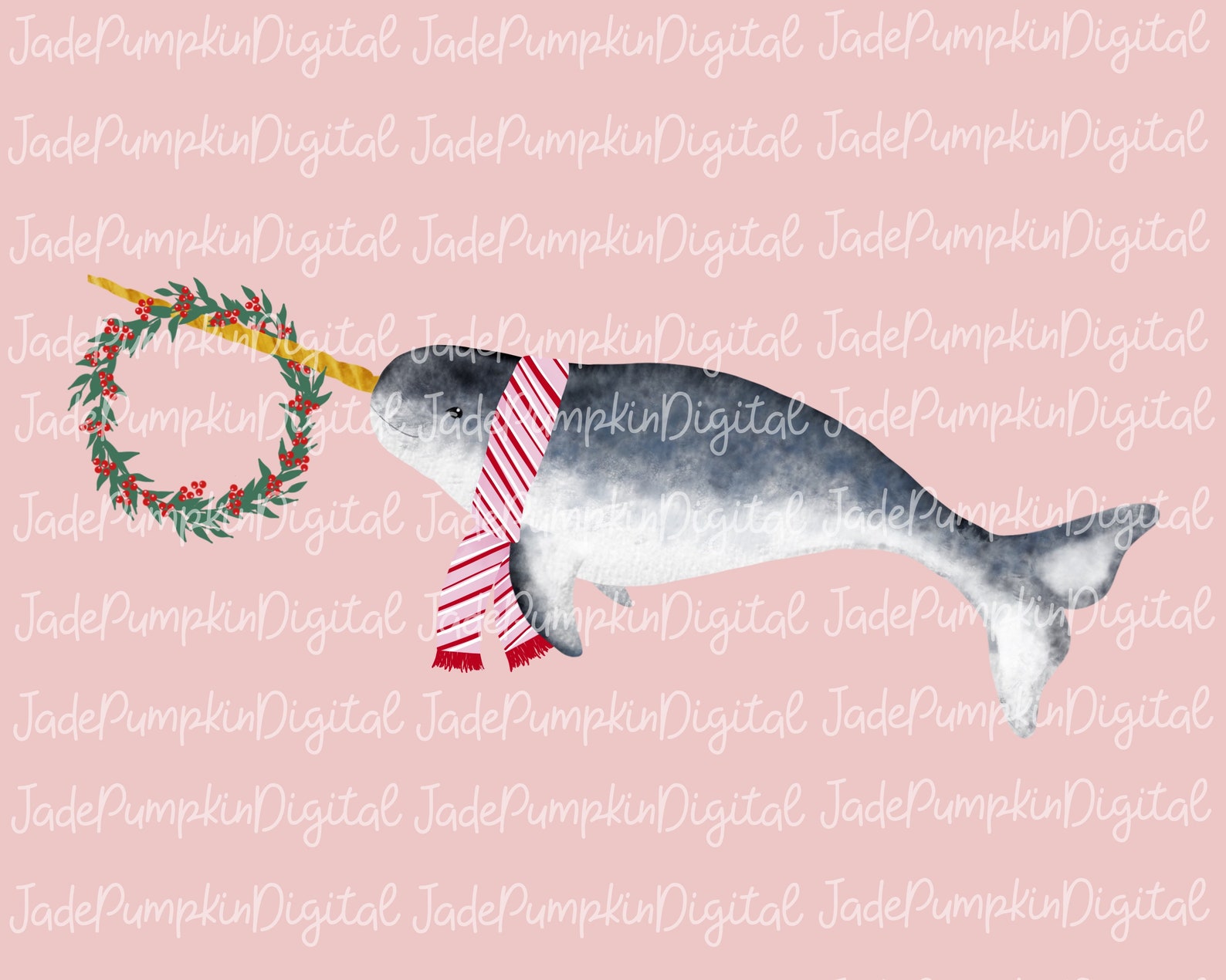 Christmas Clip Art, Whale Christmas Clip Art, Whale Clip Art, Whale ...
