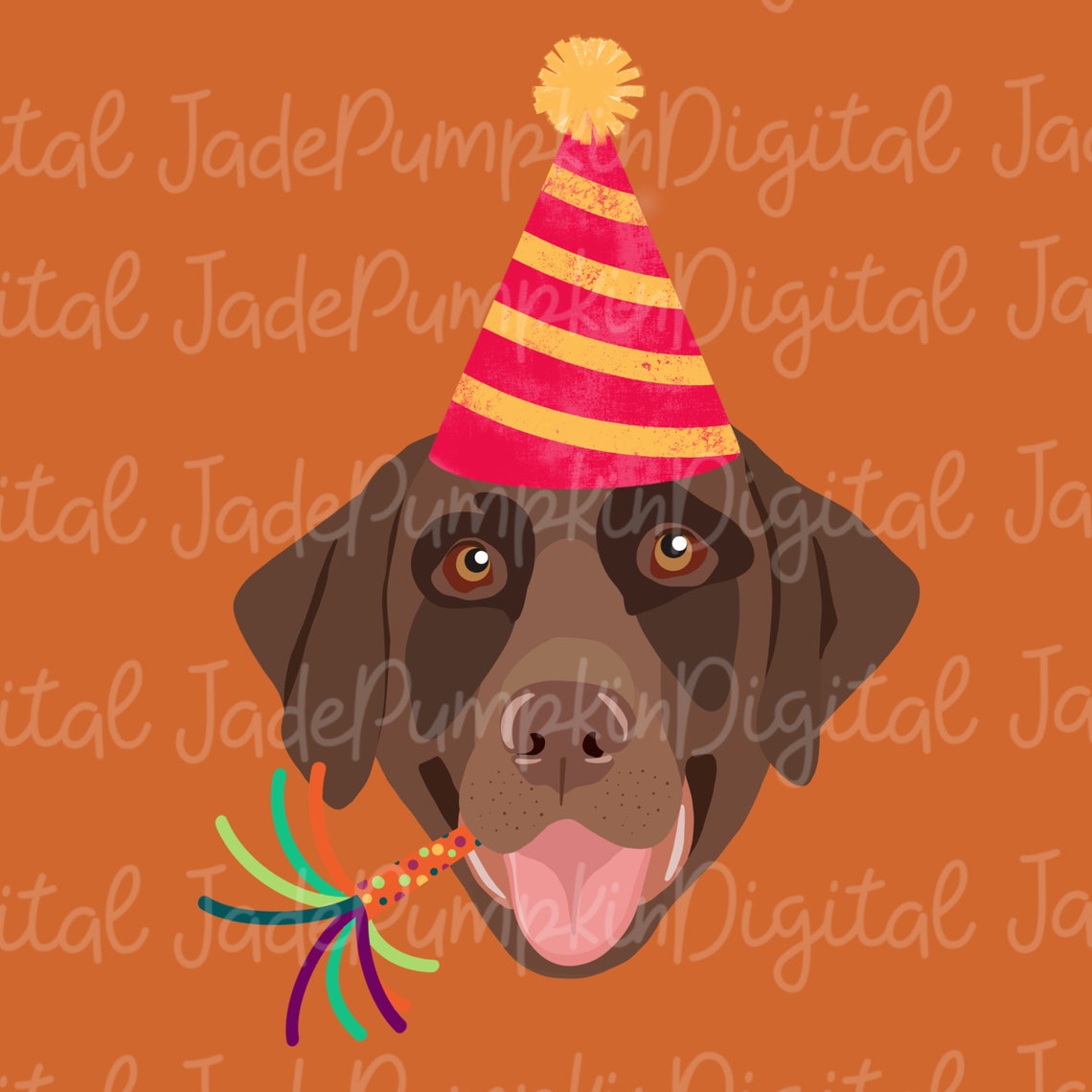 Party Dog Clip Art Birthday Clipart Puppy Clip Art - Etsy