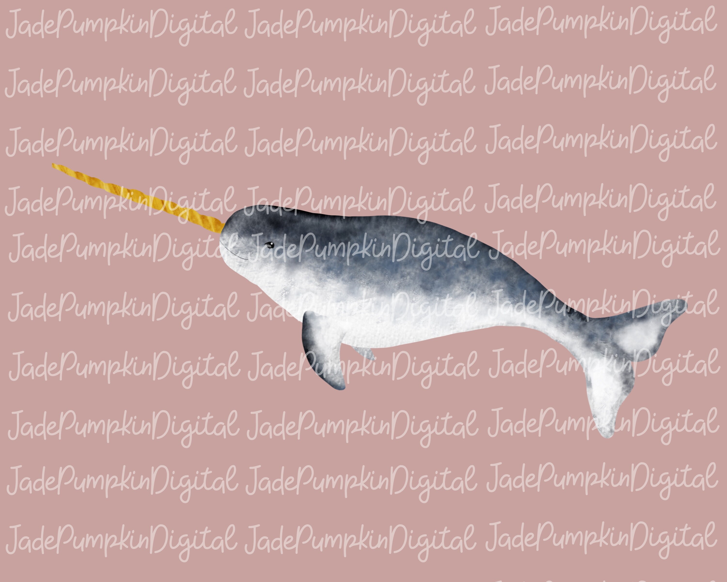 Whale Clip Art Watercolor Whale Clipart Whale Clip Art | Etsy