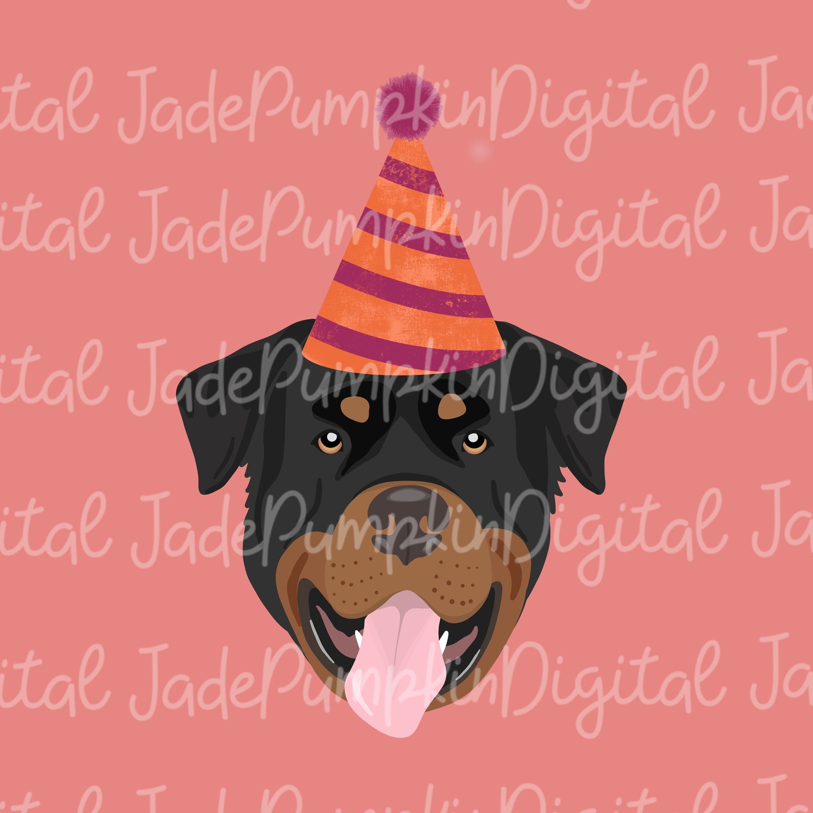 Party Dog Clip Art Birthday Clipart Puppy Clip Art - Etsy