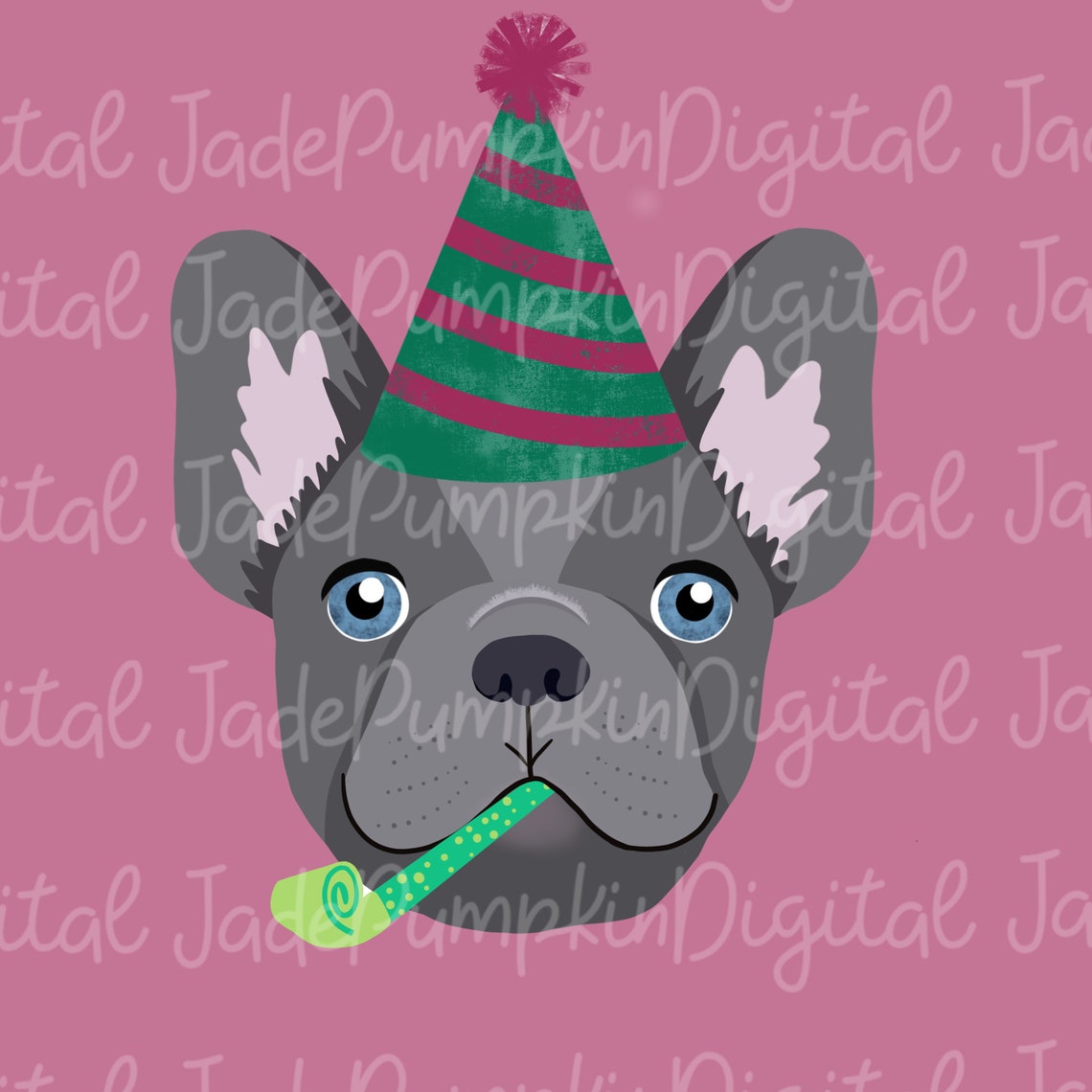 Party Dog Clip Art Birthday Clipart Puppy Clip Art | Etsy