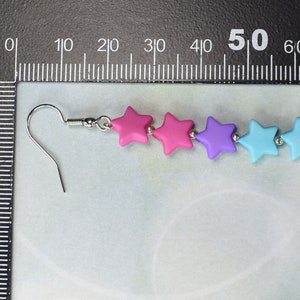 Bi Pride Flag Star Earrings - Etsy