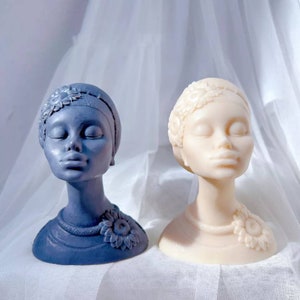 Large Female Statue Big Silicone Mold Chocolate Candy Candle Making ...