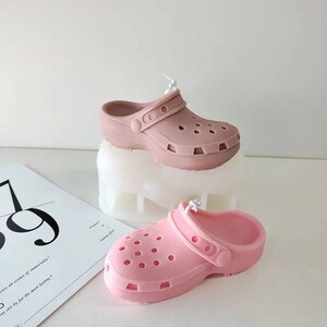 Food-grade Crocs Shaped Silicone Mold 3D Large Big Croc Shoes Shoe ...