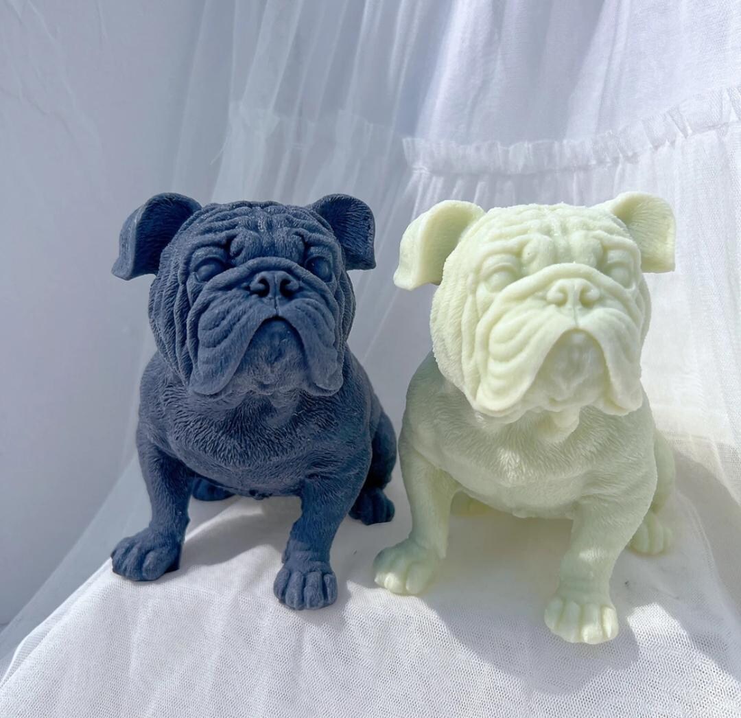 Cute Sitting Realistic French Bulldog Dog Puppy Large Food-grade ...
