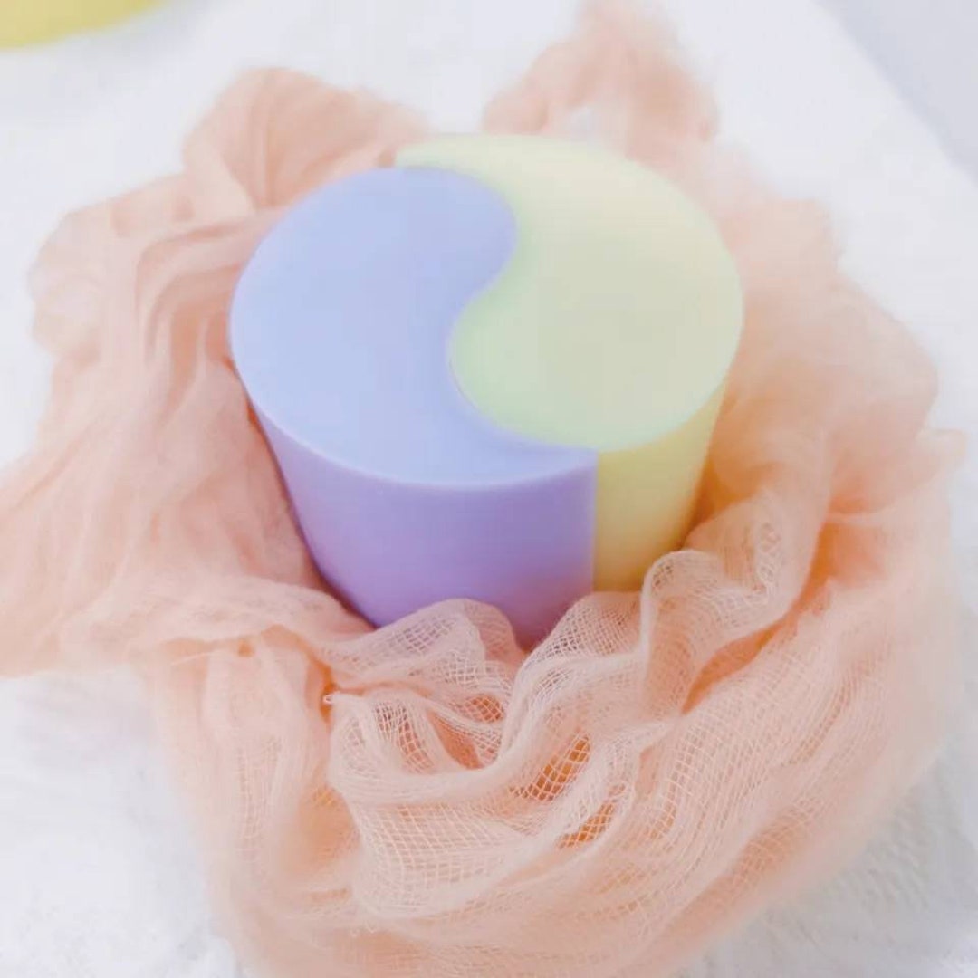 3D Yin Yang Silicone Mold Hippie Decoration Candle Making Chocolate ...