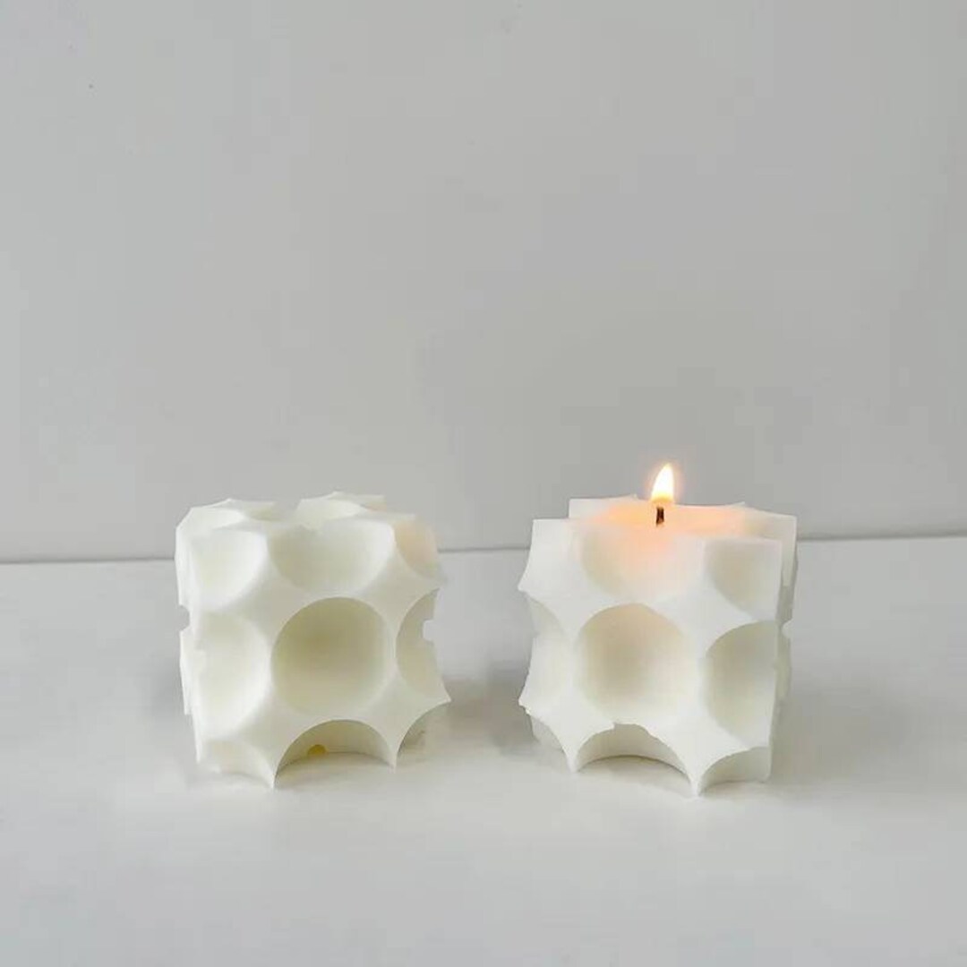 Cool Aesthetic Abstract Silicone Mold Candle Making Molds Big Candles ...