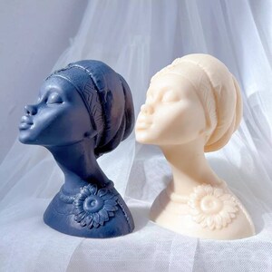 Large Female Statue Big Silicone Mold Chocolate Candy Candle Making ...